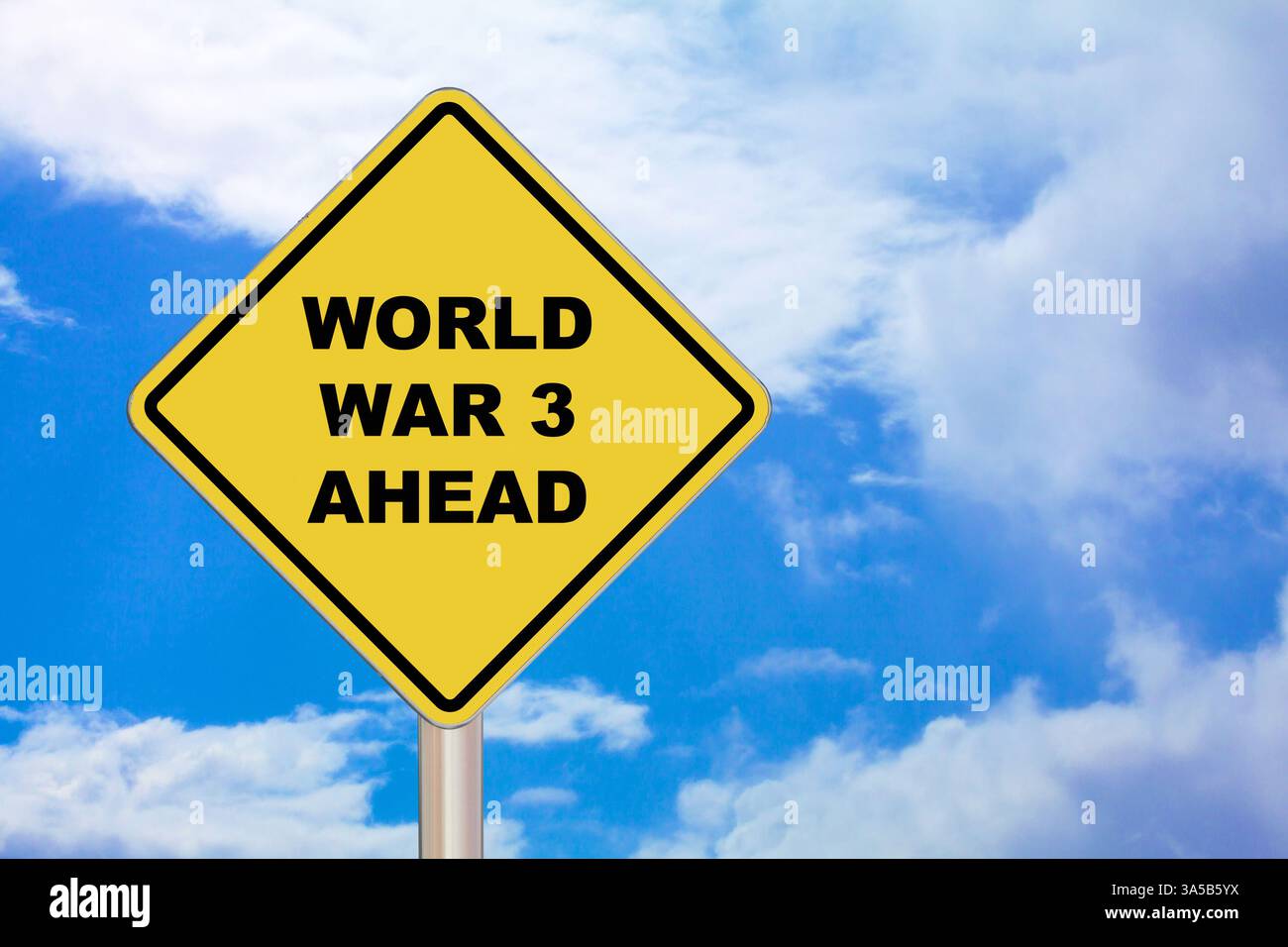 Diamond-shaped crossing sign with yellow background and black border ...