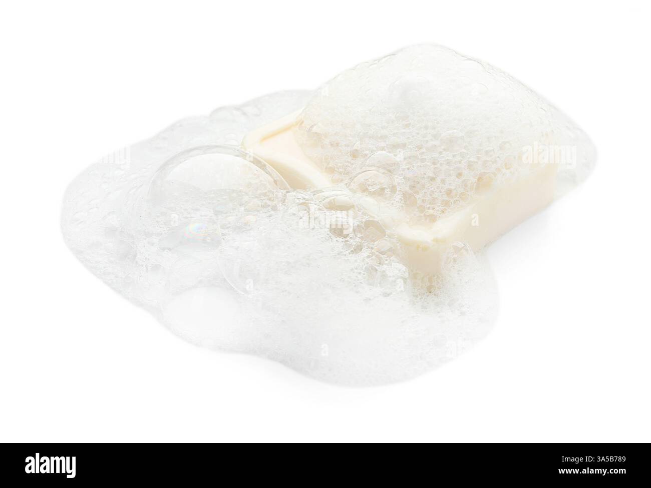 Soap foam bubbles smooth Cut Out Stock Images & Pictures - Alamy