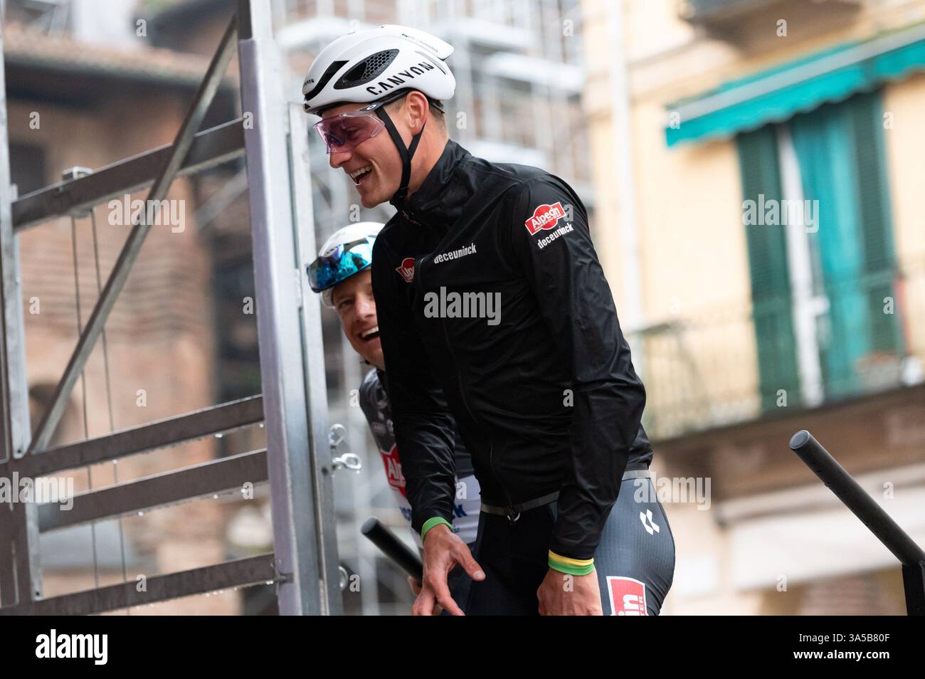 Pavia, Italy. 22nd Mar, 2025. Mathieu van der Poel, team Alpecin ...