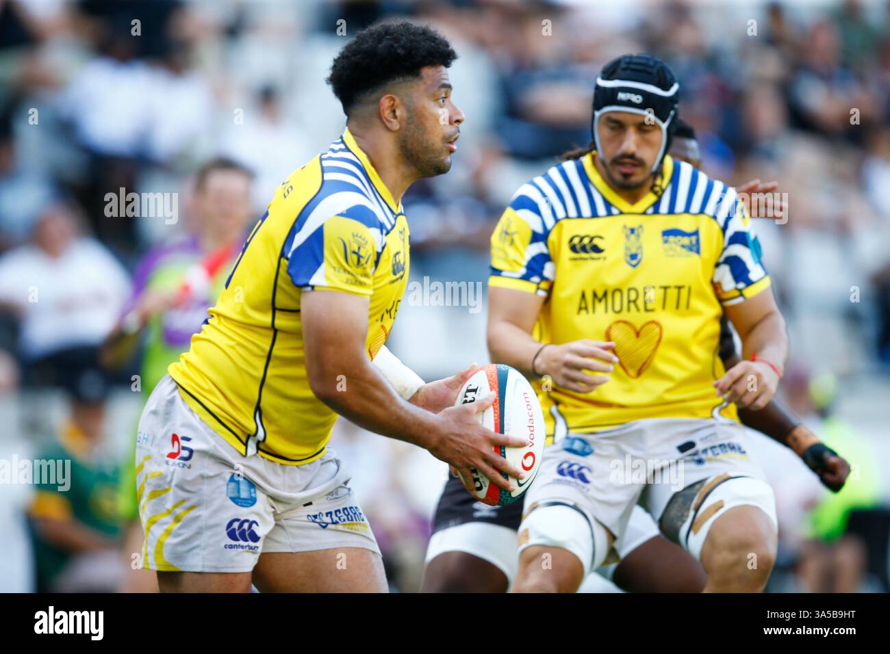 DURBAN, SOUTH AFRICA - MARCH 22: Fetuli Paea of Zebre Parma during the ...