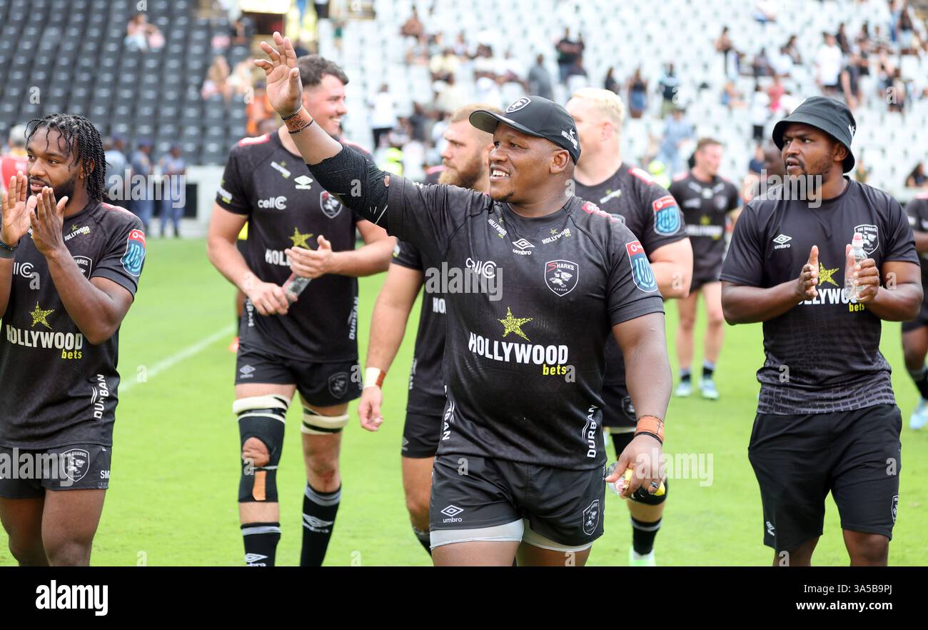 DURBAN, SOUTH AFRICA - MARCH 22: Bongi Mbonambi of the Hollywoodbets ...