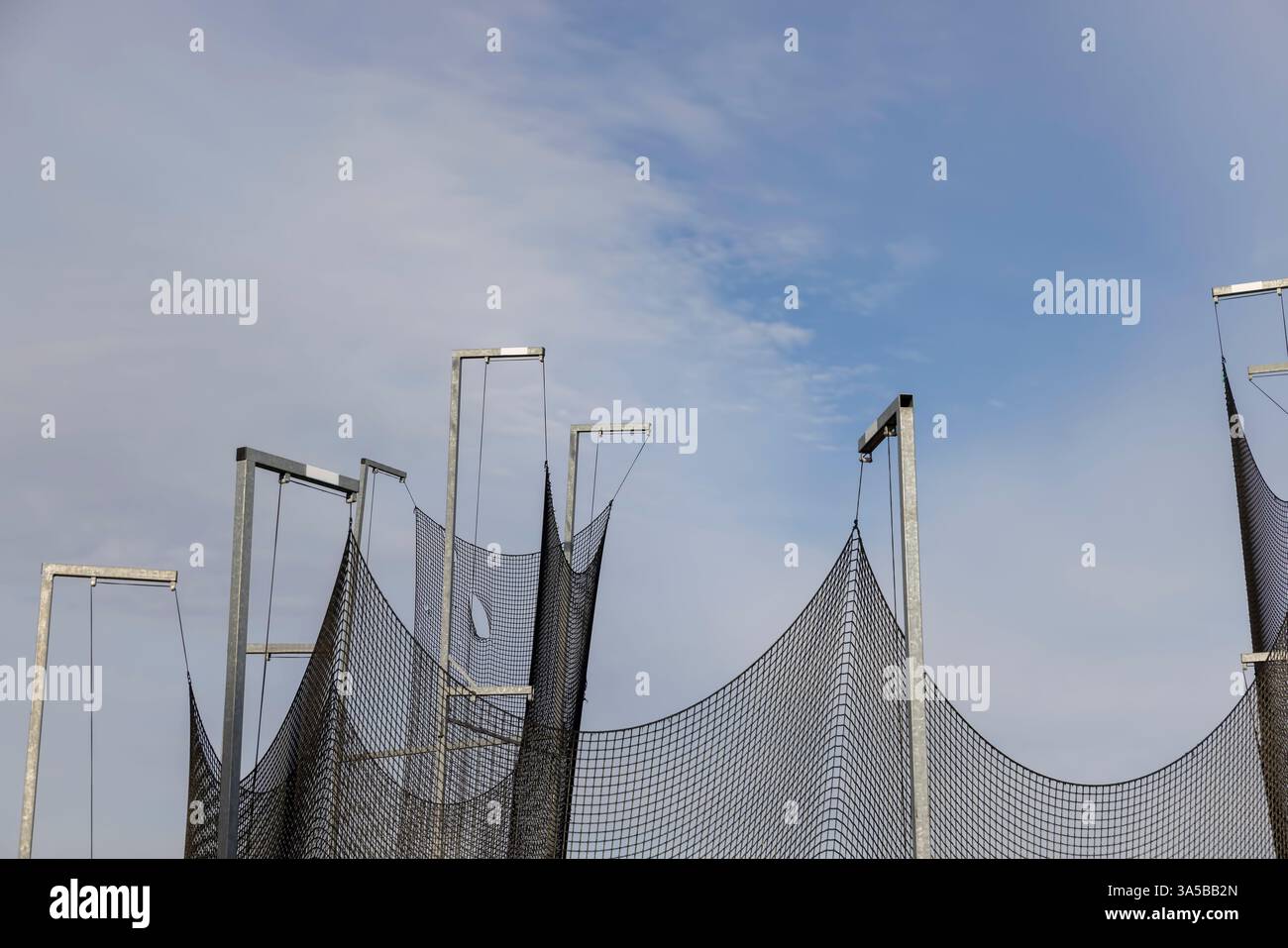 synthetic net to protect spectators at hammer throwing competitions and ...