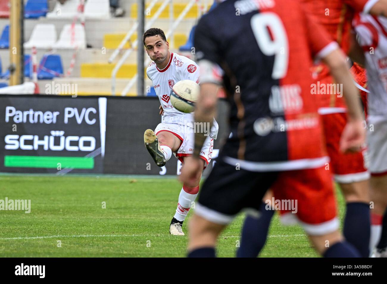 Sassari, Italy. 22nd Mar, 2025. Marco Garetto of Rimini FC during ...