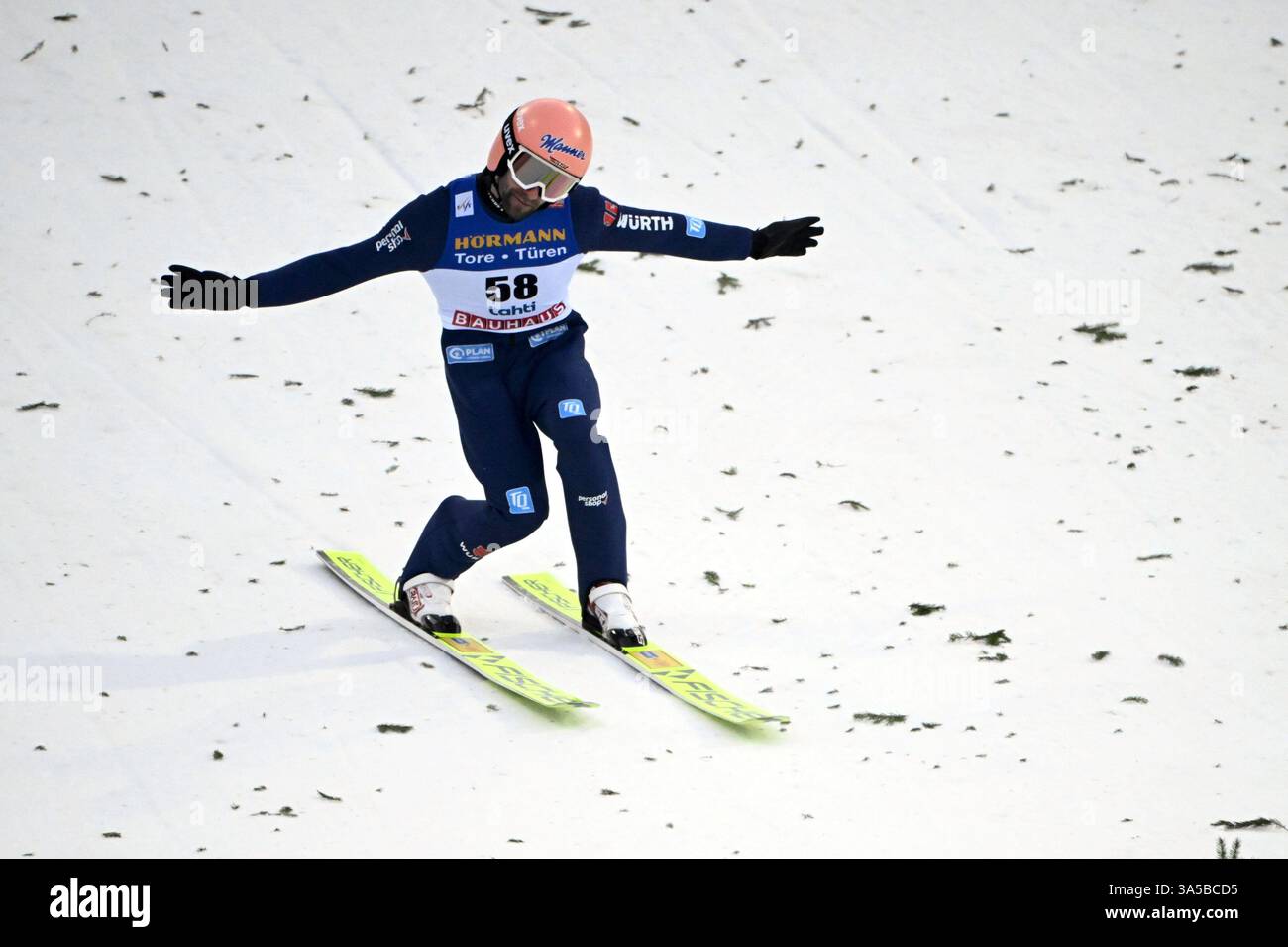 Pius Paschke of Germany competes during men's ski jumping individual ...