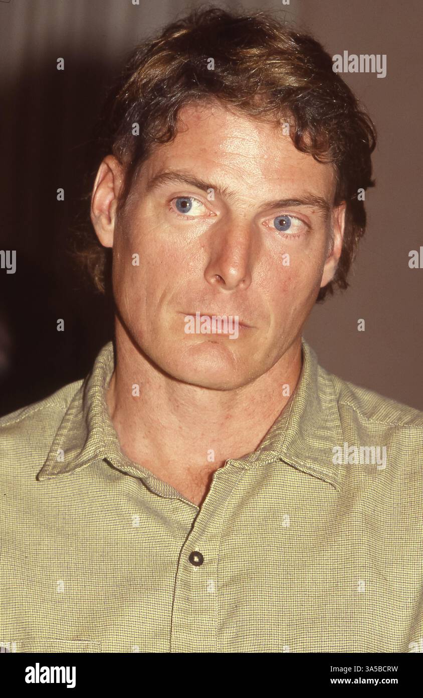 Christopher Reeve, circa 1989./ File Reference # 34409-421RCP Stock ...