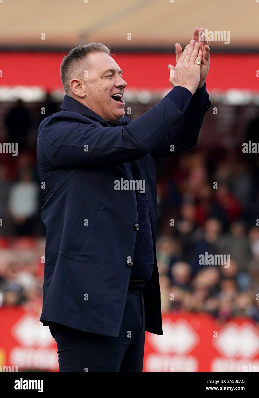 Crawley Town manager Scott Lindsey following the Sky Bet League One ...