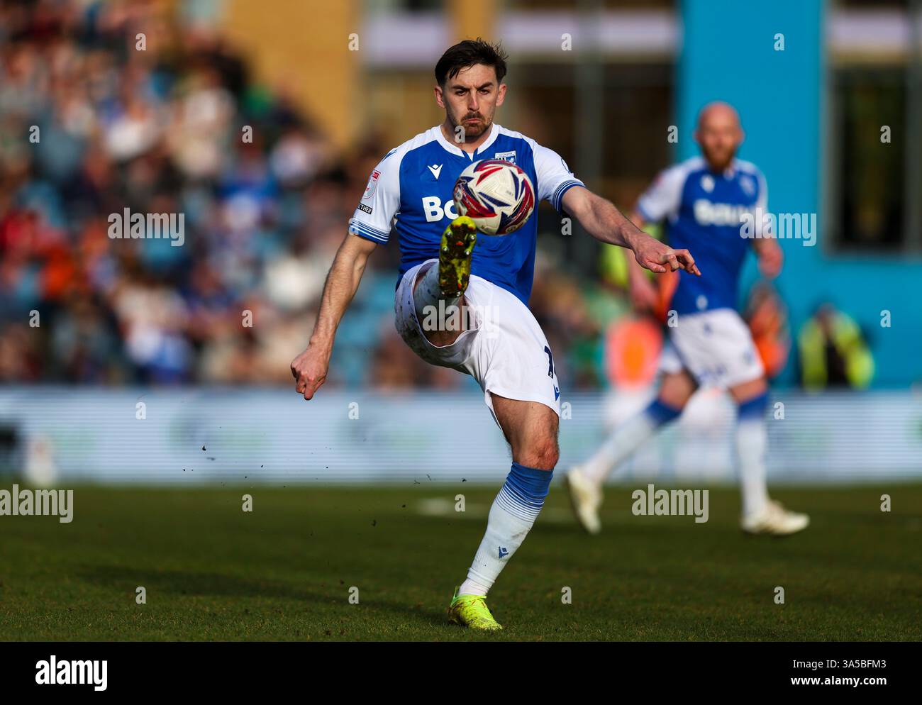 Gillingham Robbie McKenzie in action during the Sky Bet League Two ...