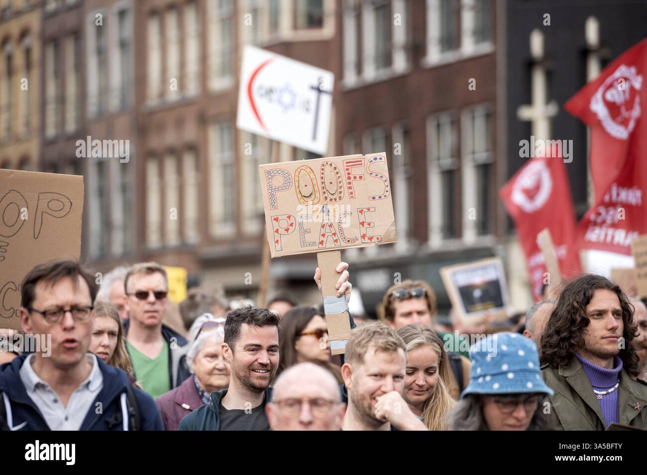 Amsterdam The Netherlands 22nd March 2025 National demonstration ...