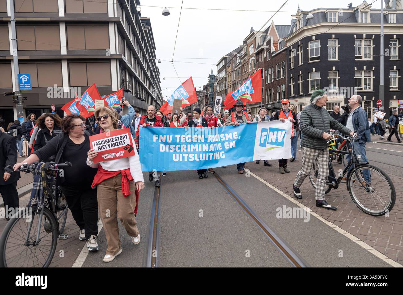 Amsterdam The Netherlands 22nd March 2025 National demonstration ...