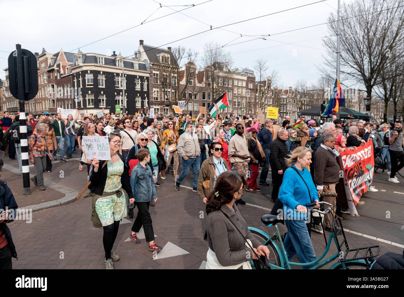Amsterdam The Netherlands 22nd March 2025 National demonstration ...