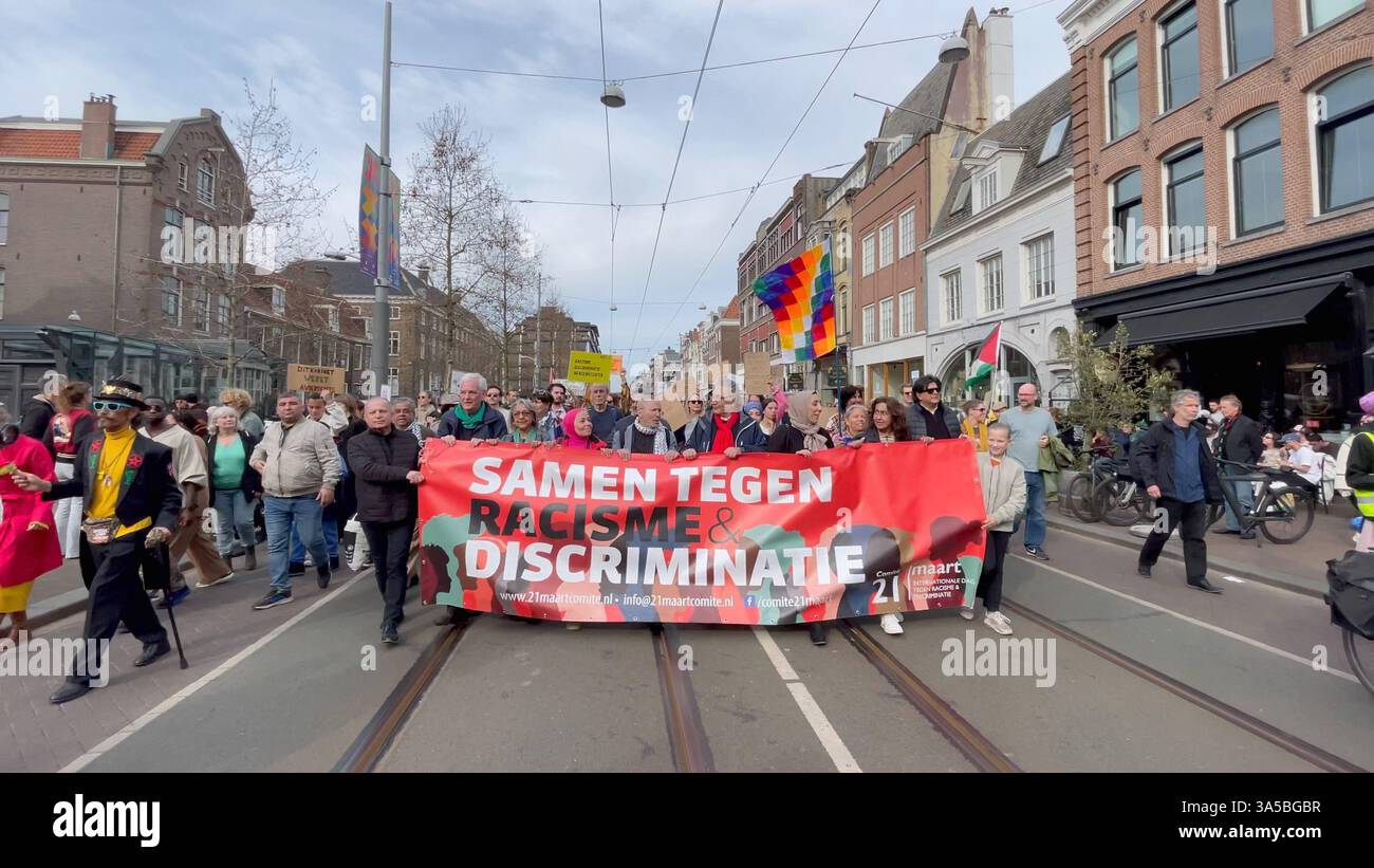 Amsterdam The Netherlands 22nd March 2025 National demonstration ...