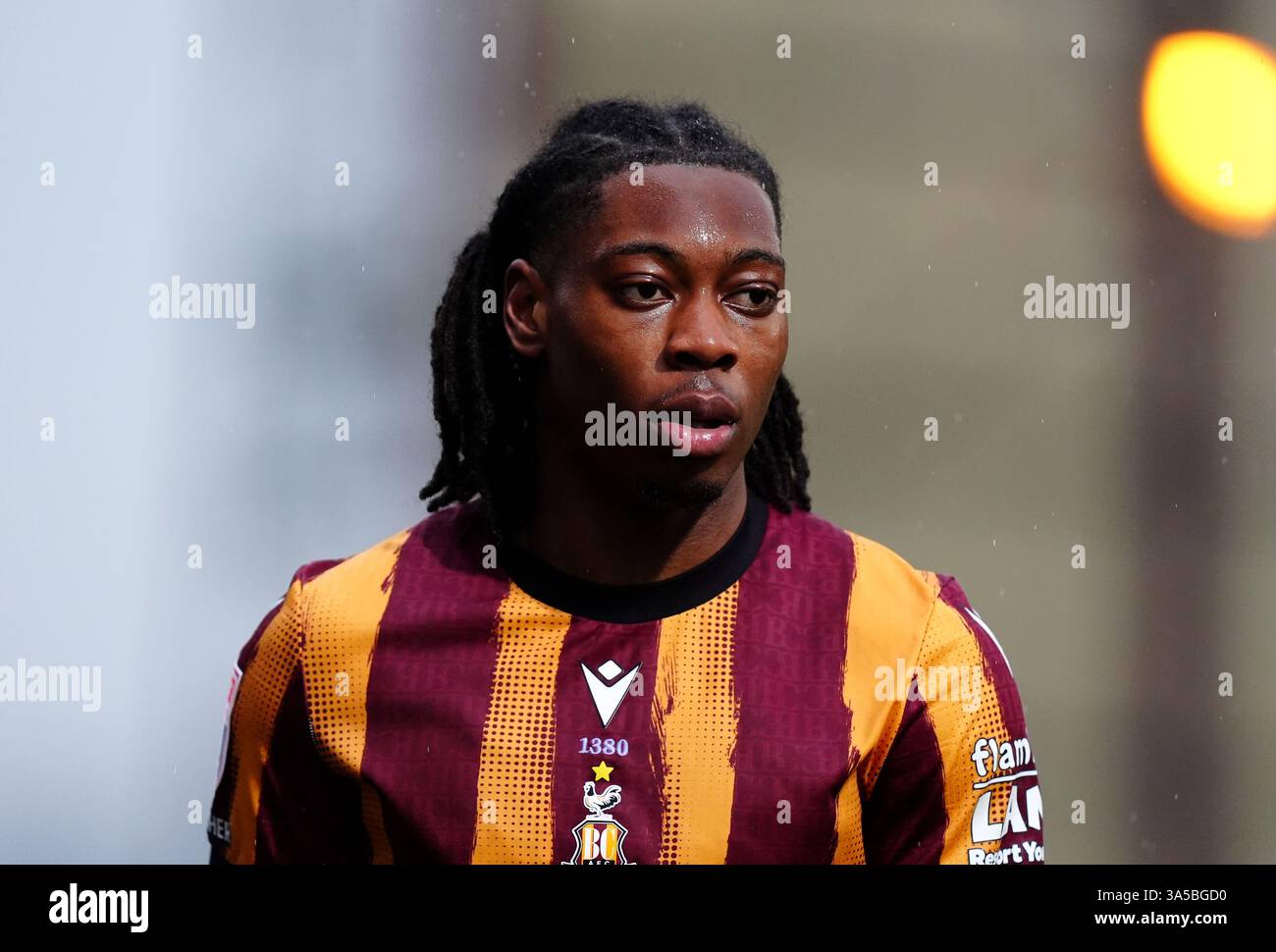 Bradford City's Omotayo Adaramola during the Sky Bet League Two match ...