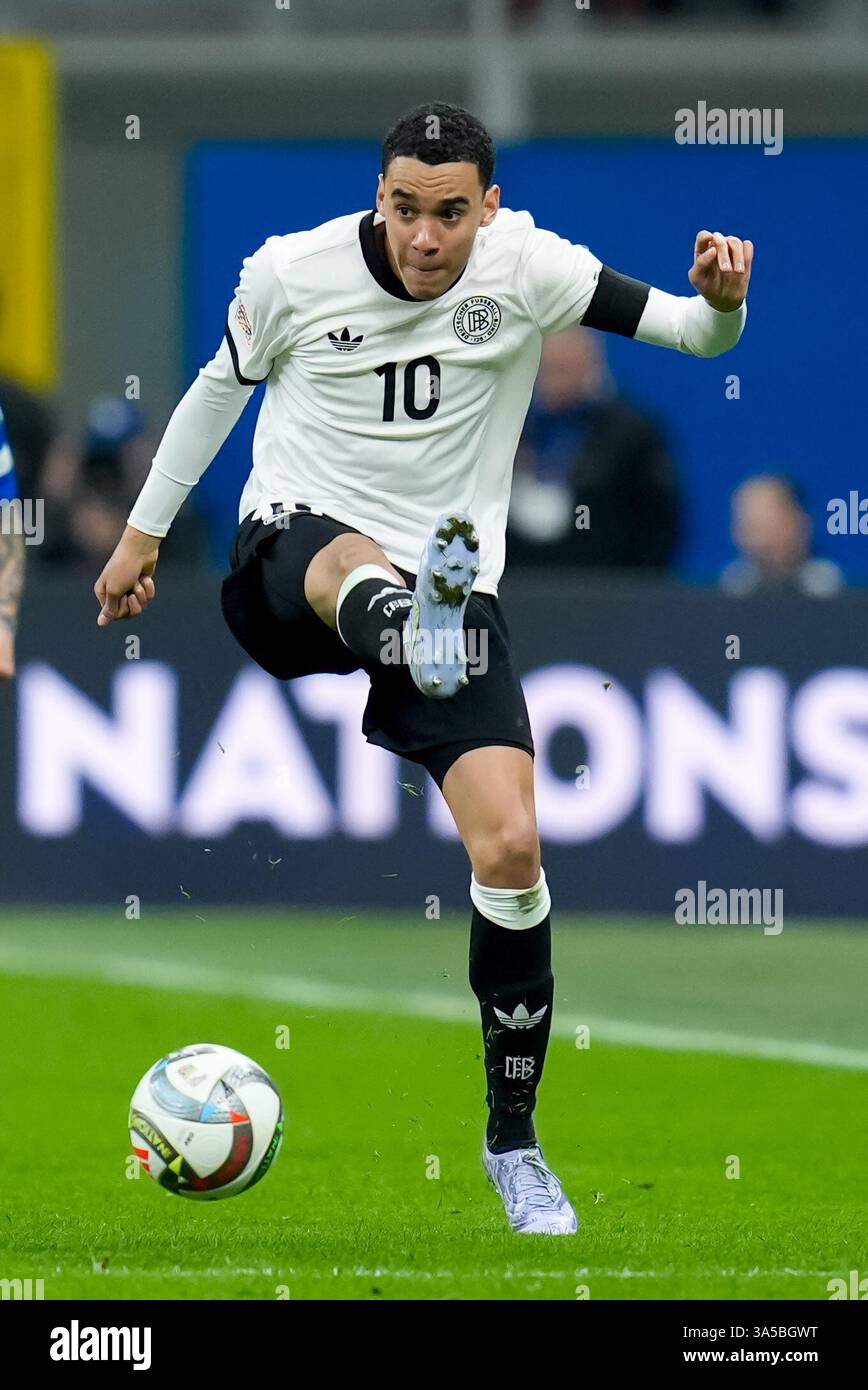 Jamal Musiala of Germany during the UEFA Nations League Quarter Final ...