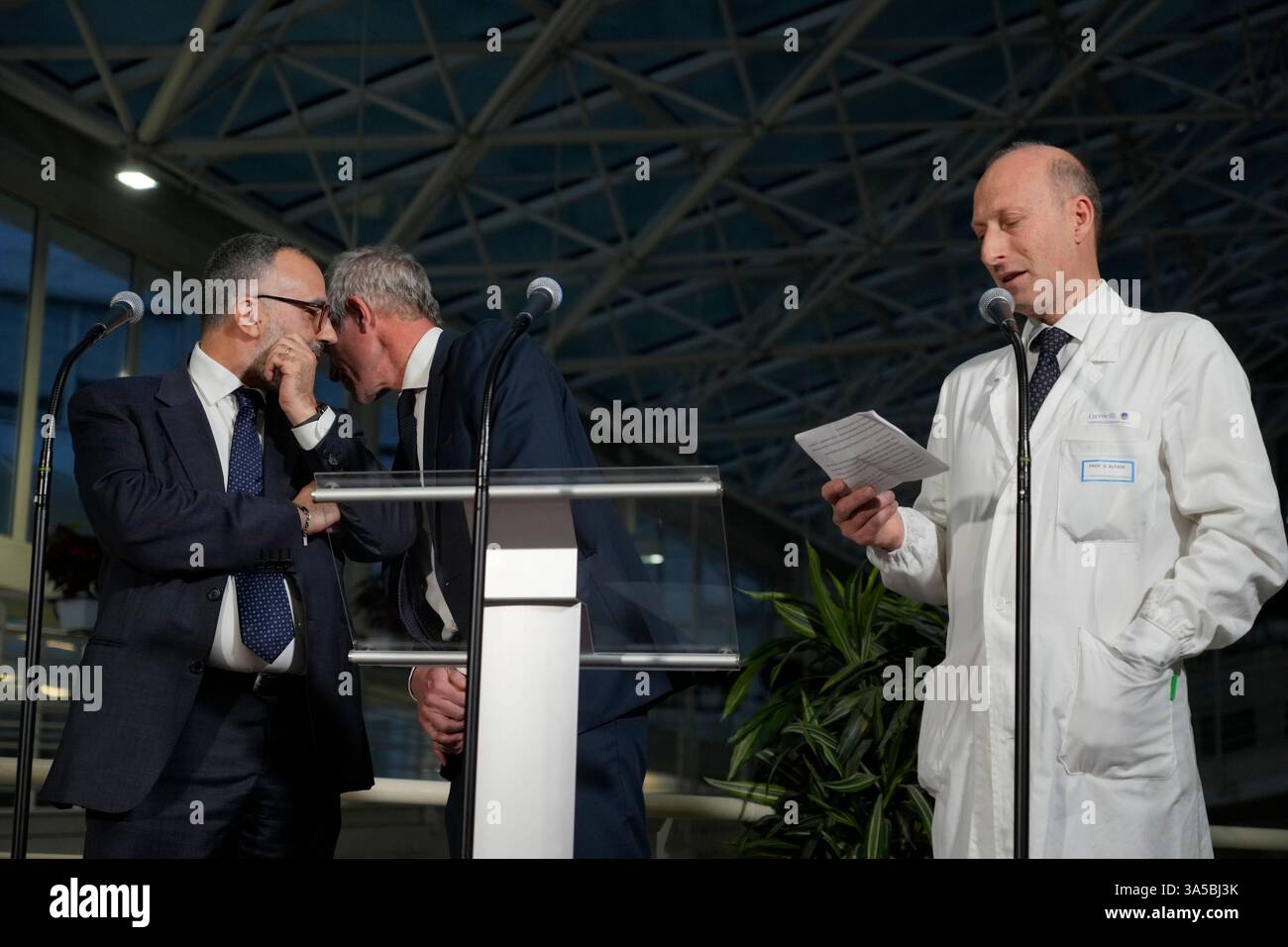 From left, head physician of Vatican's Health and Hygiene Office, Luigi ...