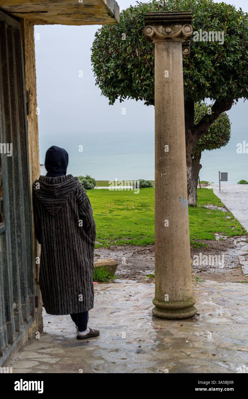 Phoenician necropolis facing the Bay of Tangier, Marshan district ...
