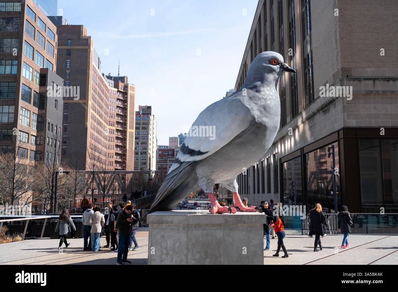 The High Line pigeon is the work of Colombian artist Iván Argote ...
