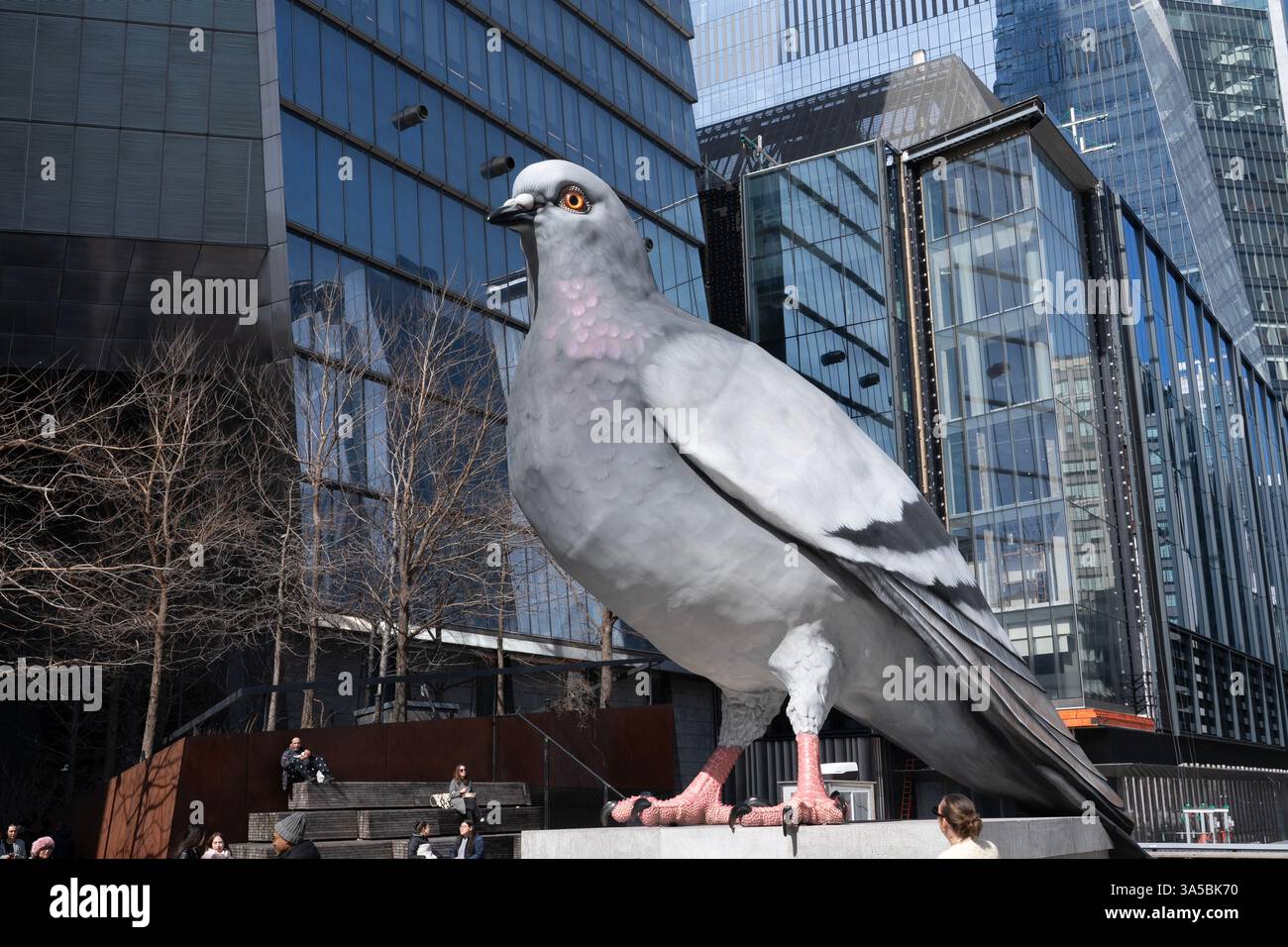 The High Line pigeon is the work of Colombian artist Iván Argote ...