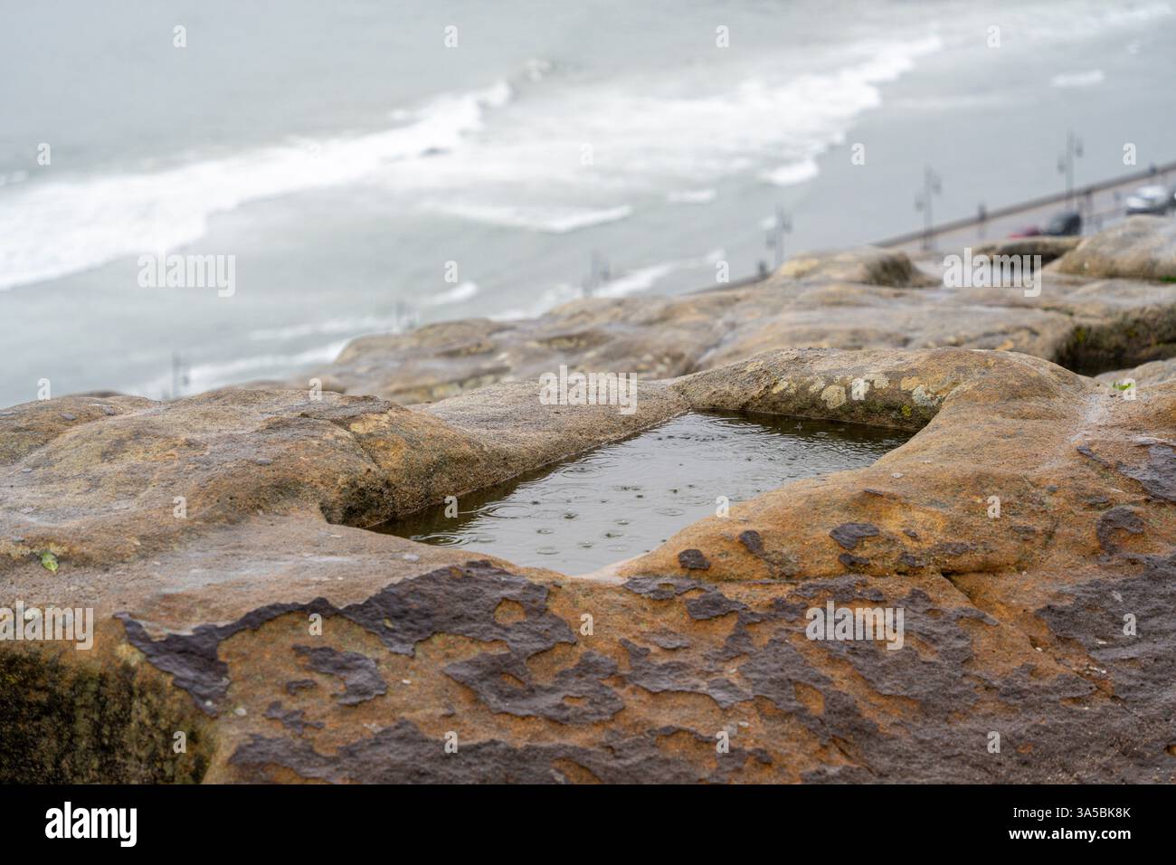 Phoenician necropolis facing the Bay of Tangier, Marshan district ...