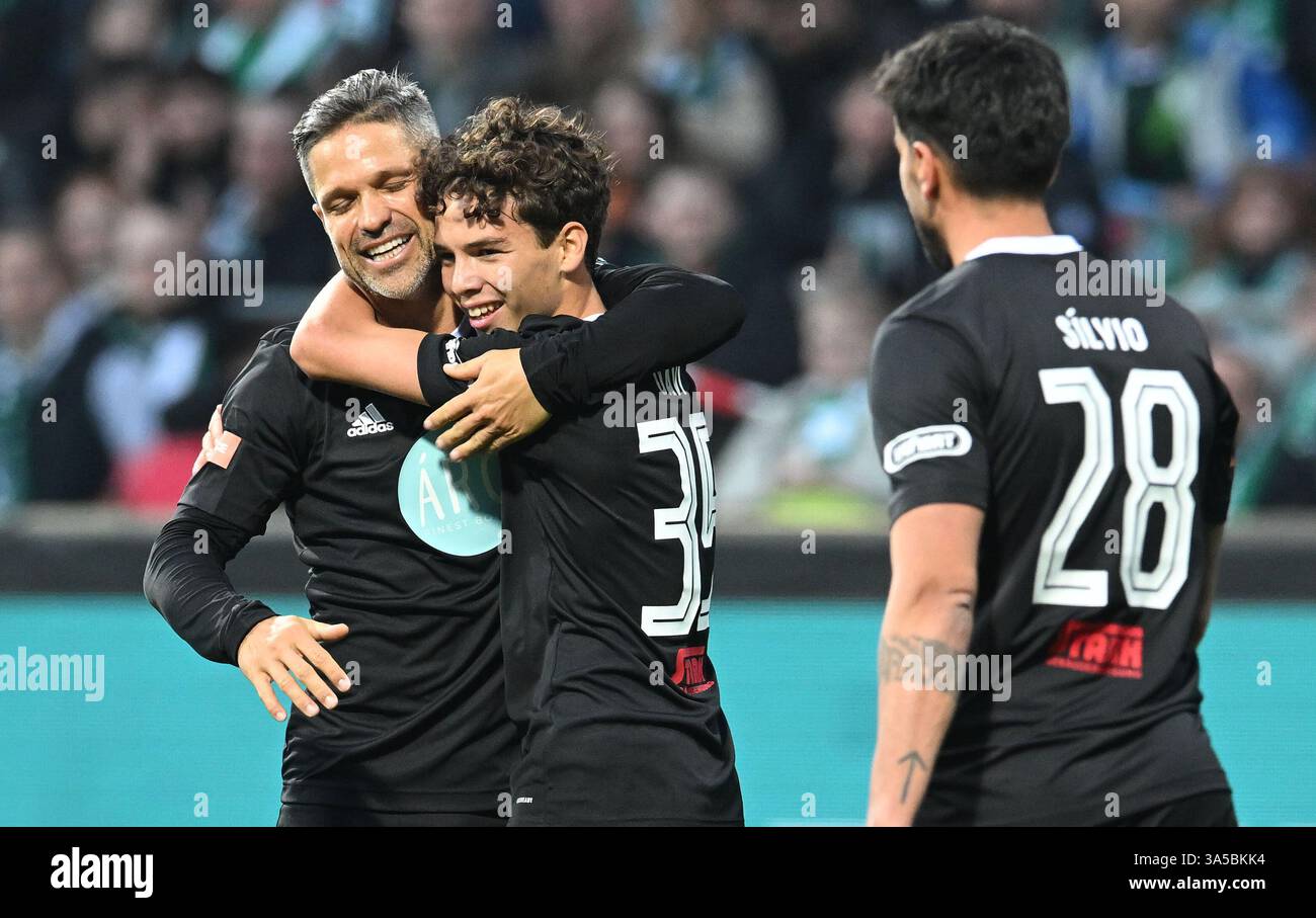 Bremen, Germany. 22nd Mar, 2025. Soccer: Werder Bremen's farewell match ...