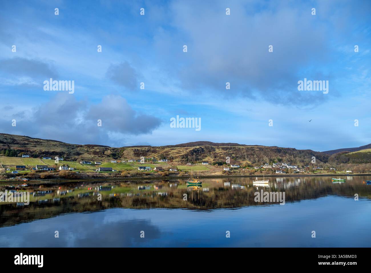 The Harbour in Uig, Isle of Skye, Highland, Scotland, UK Stock Photo ...