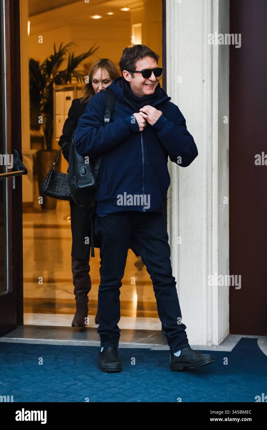 Milan, Italy. 22nd Mar, 2025. Milan, Celebrity Sightings - Dario ...