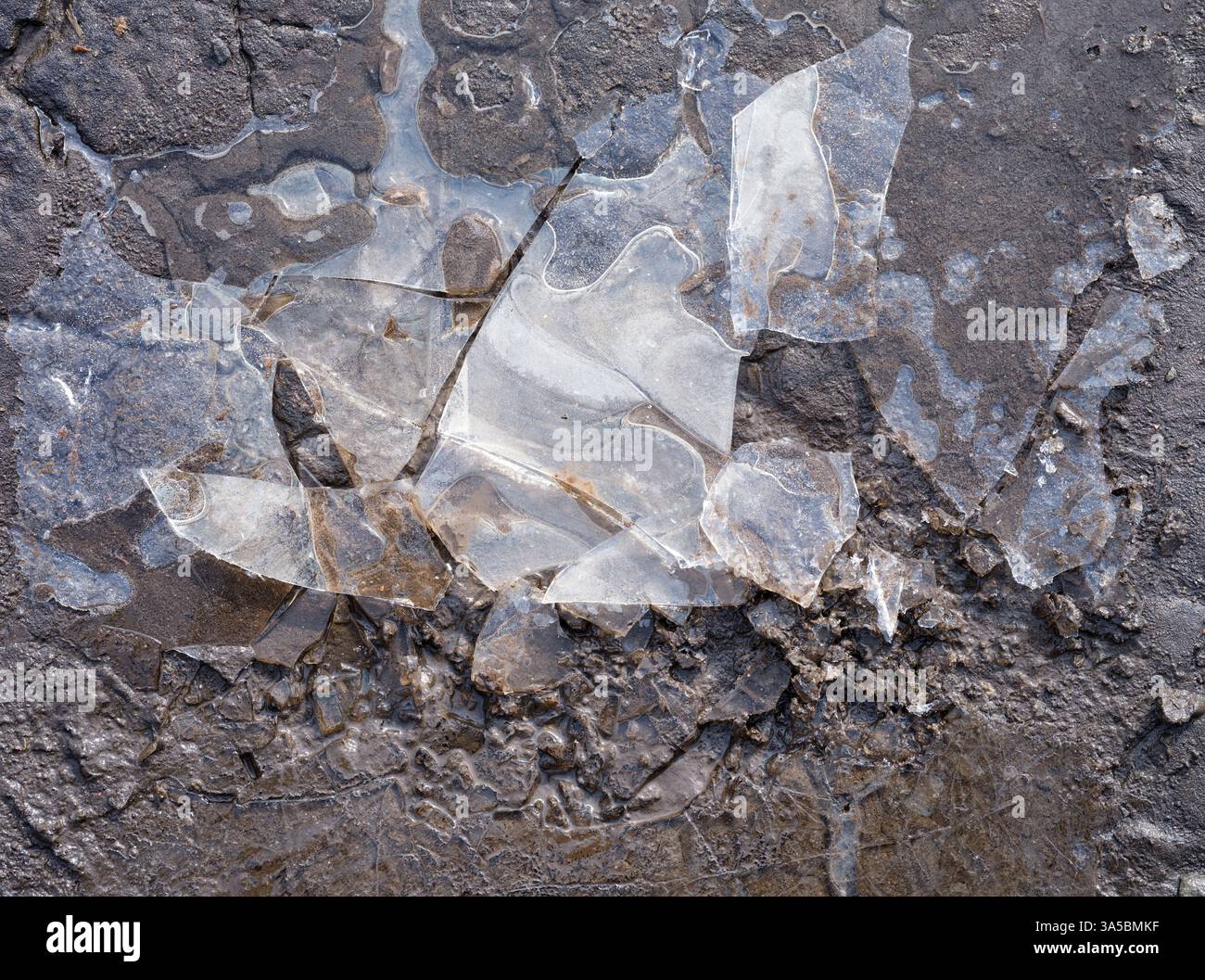 Cracked ice ground hi-res stock photography and images - Alamy