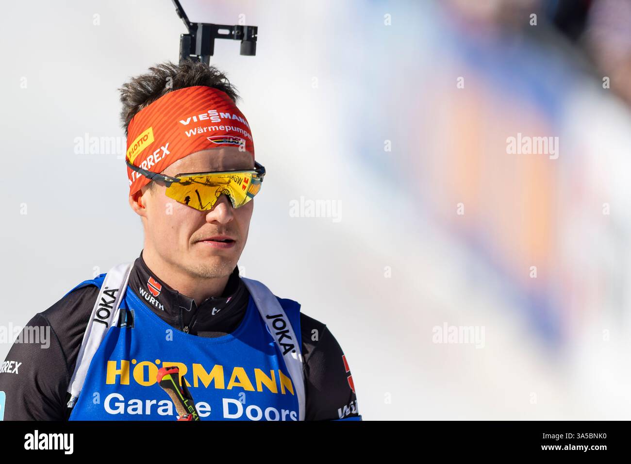 Oslo, Norway 22 March Philipp Horn of Germany looks on bewildered in ...