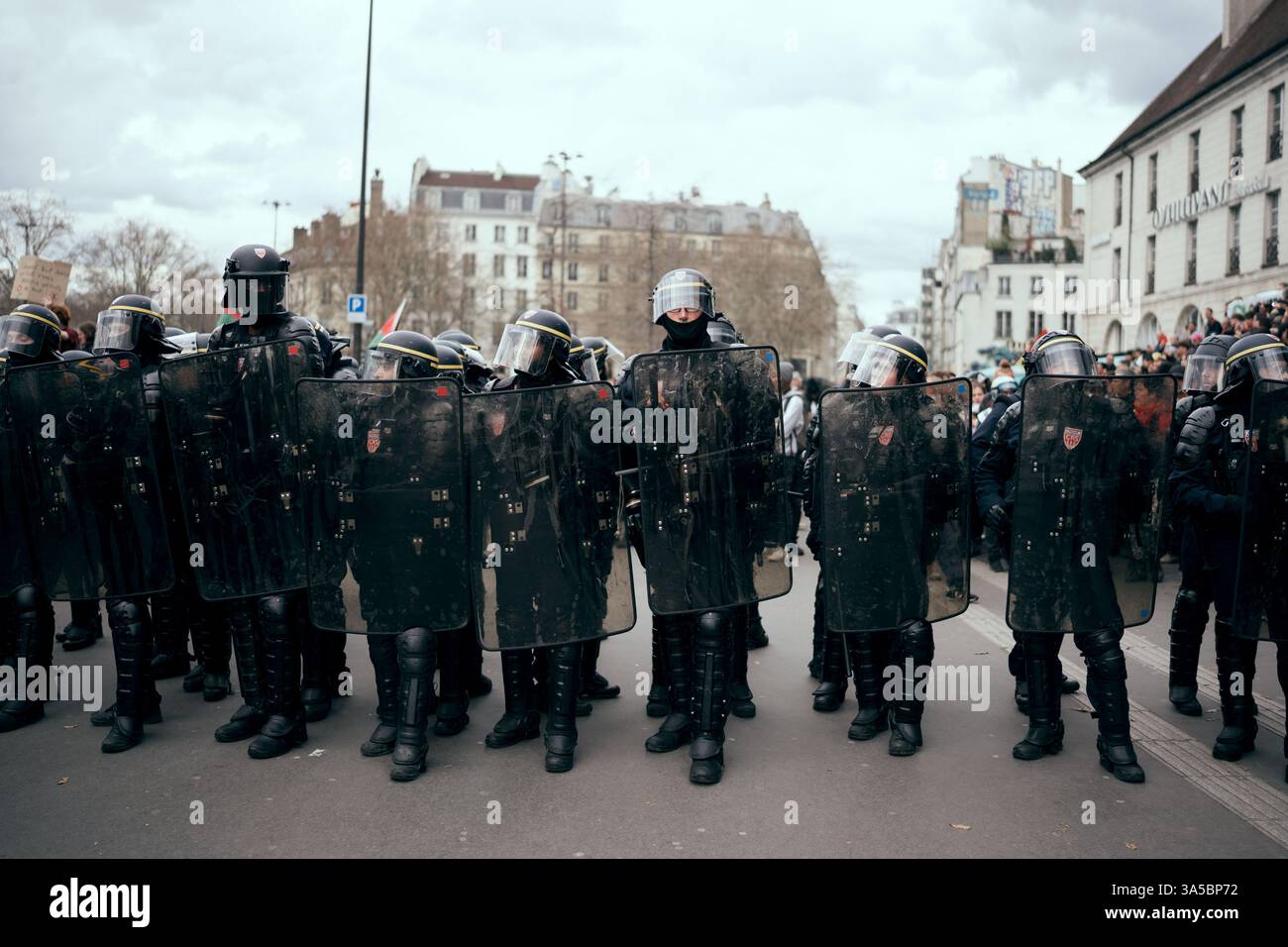 This photo is an illustration of a police officer from the French ...