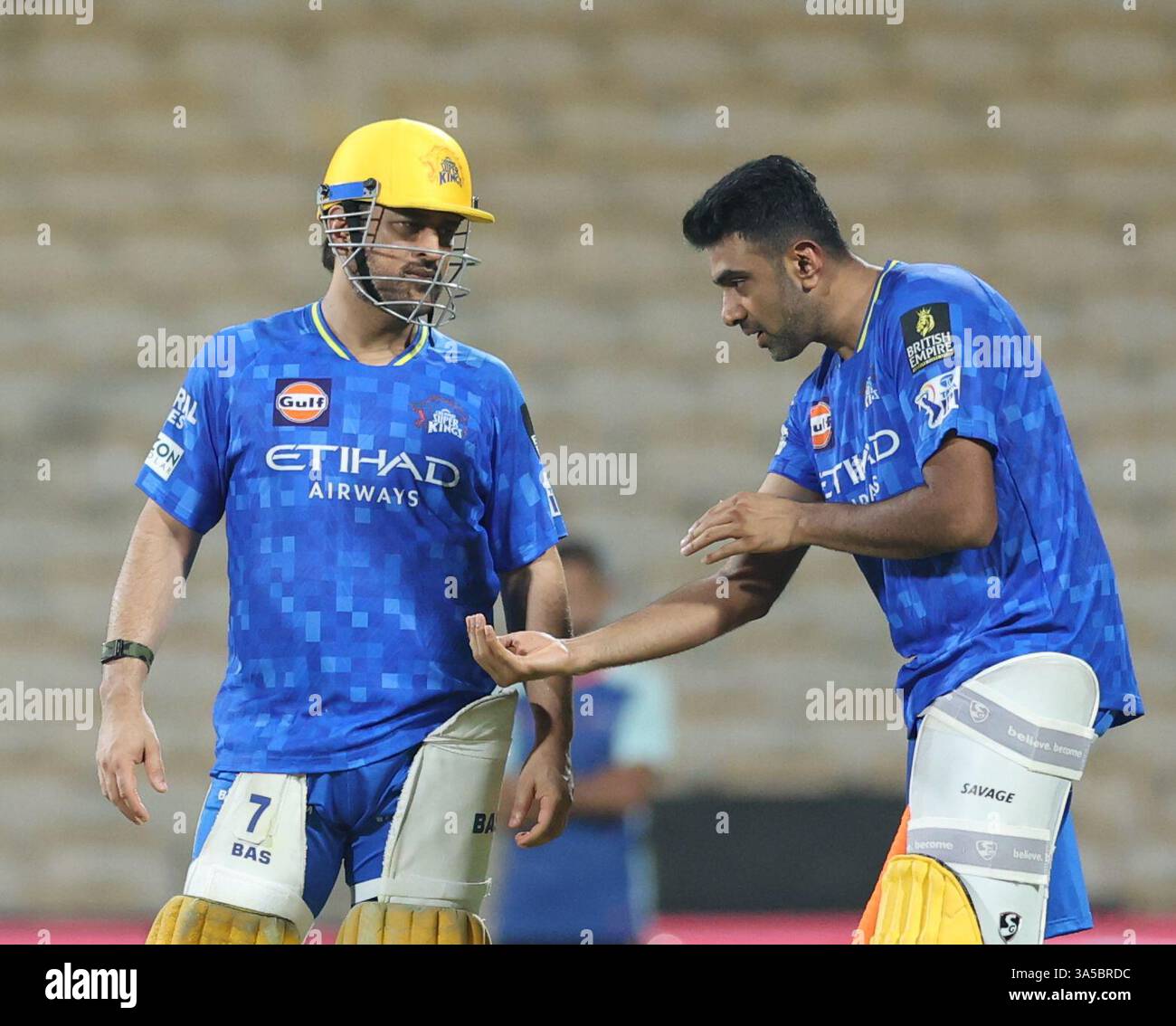 March 22, 2025, Chennai, Tamil Nadu, India: Cricket: IPL 2025 : Chennai Super Kings (CSK ...