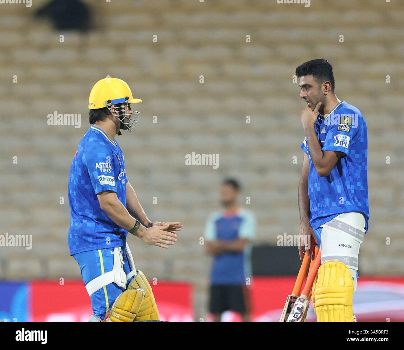 March 22, 2025, Chennai, Tamil Nadu, India: Cricket: IPL 2025 : Chennai Super Kings (CSK ...