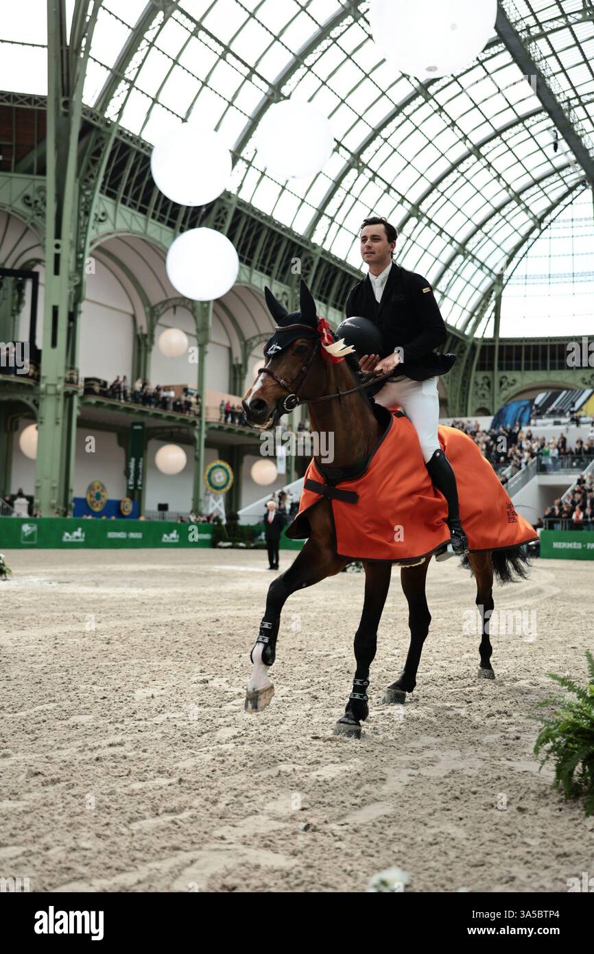 Dominik JUFFINGER of Austria with Diachacco during the Talents Hermès ...