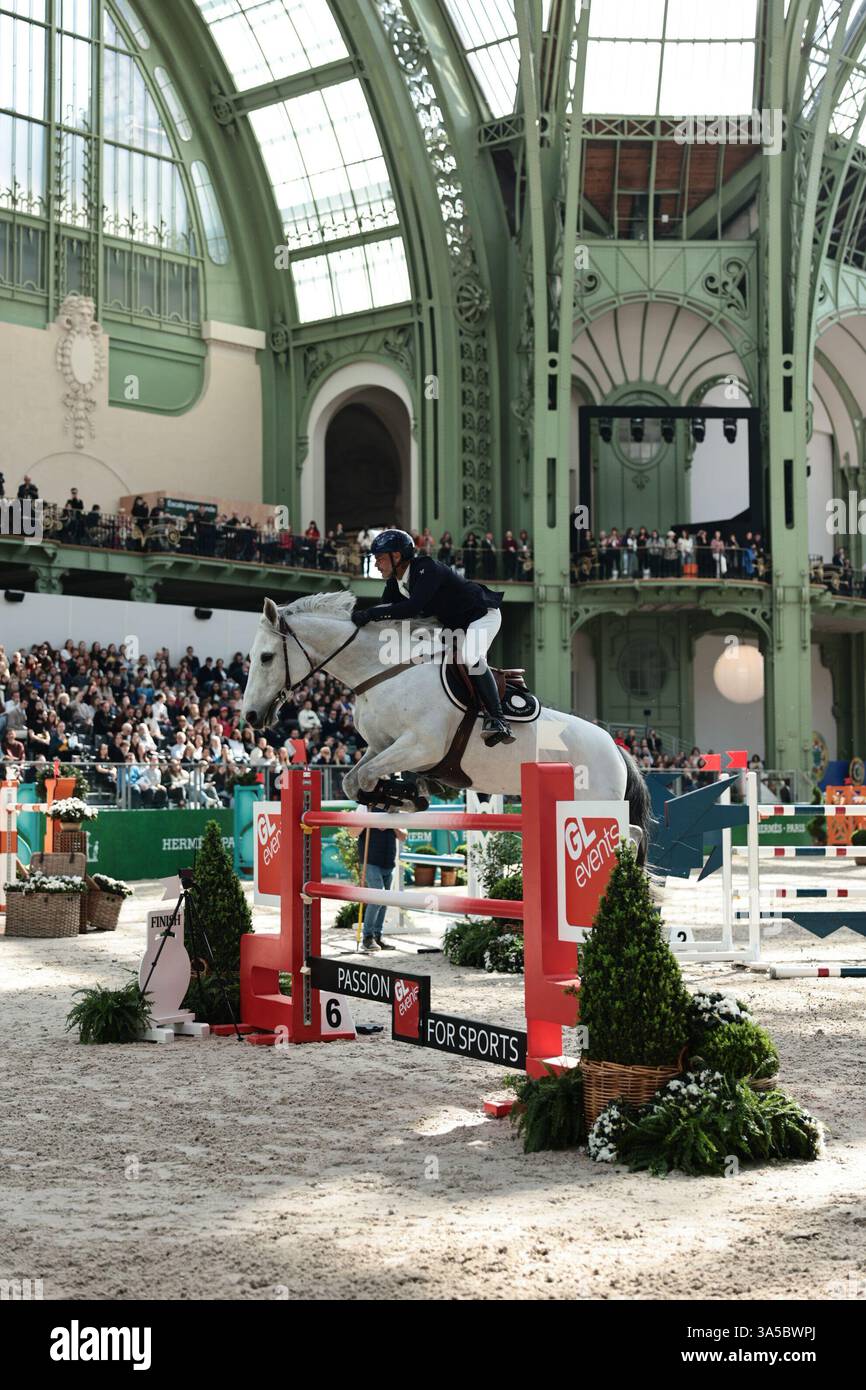 Gregory COTTARD of France with Cocaine du val during the Prix GL events ...