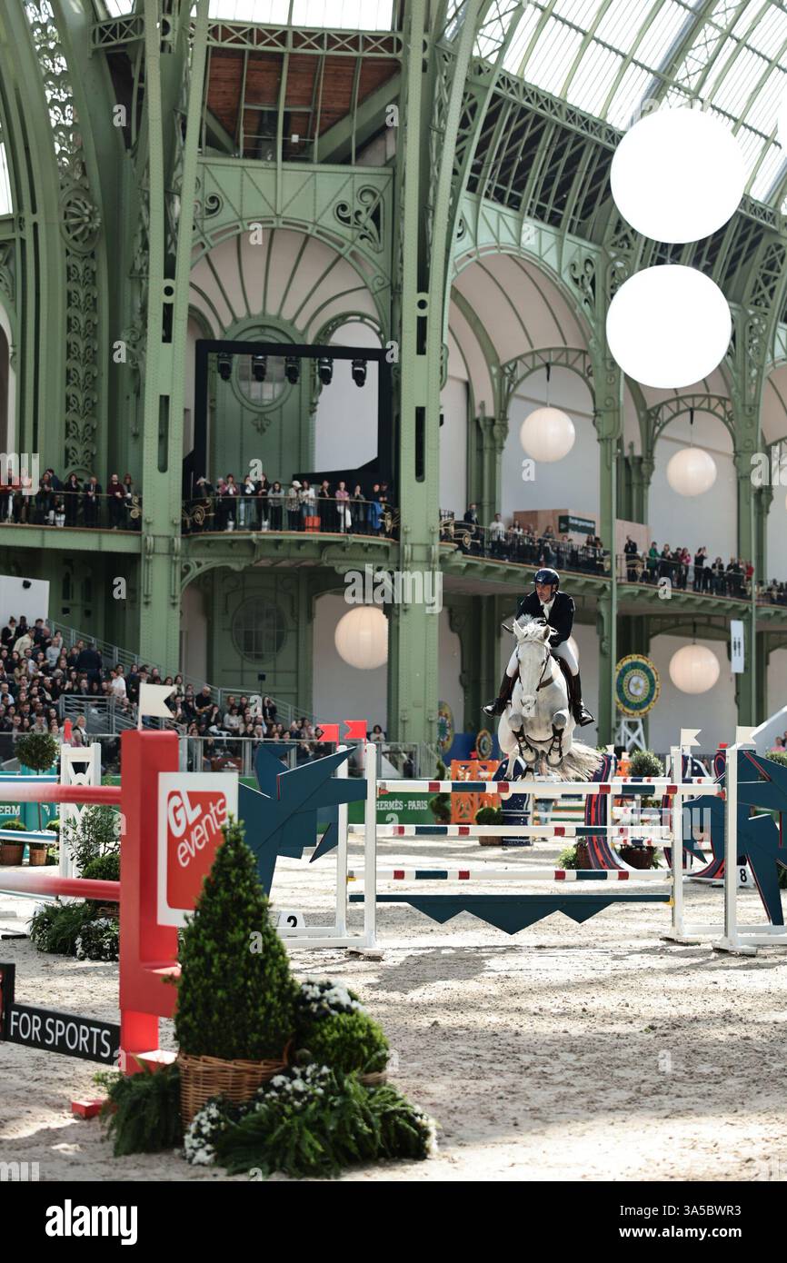 Gregory COTTARD of France with Cocaine du val during the Prix GL events ...