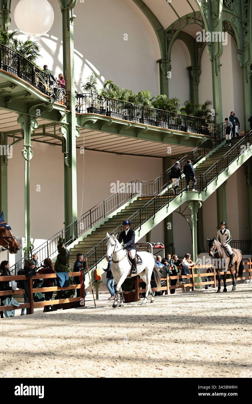 Gregory COTTARD of France with Cocaine du val during the Prix GL events ...