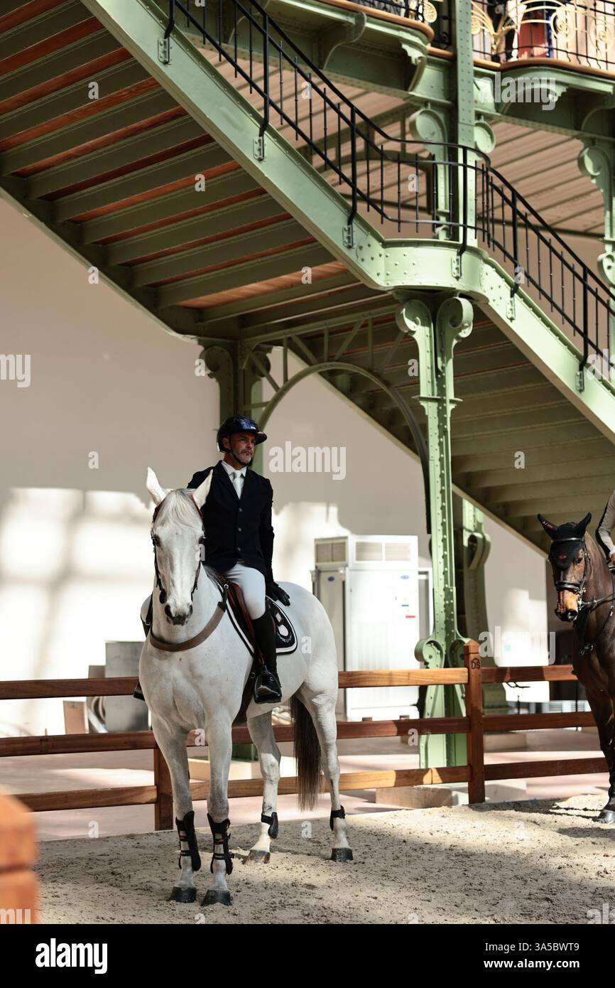 Gregory COTTARD of France with Cocaine du val during the Prix GL events ...