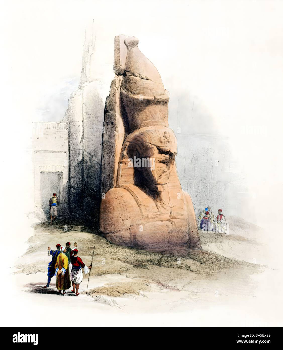 A striking and magnificent ancient statue that draws in visitors who ...