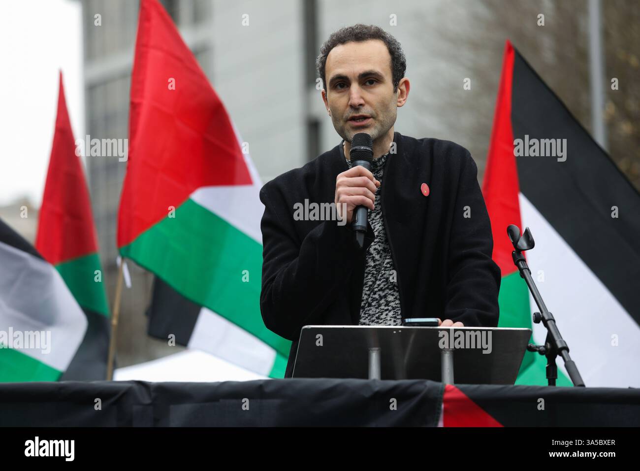 London, United Kingdom. 22nd of March 2025. Khalid Abdalla, actor ...