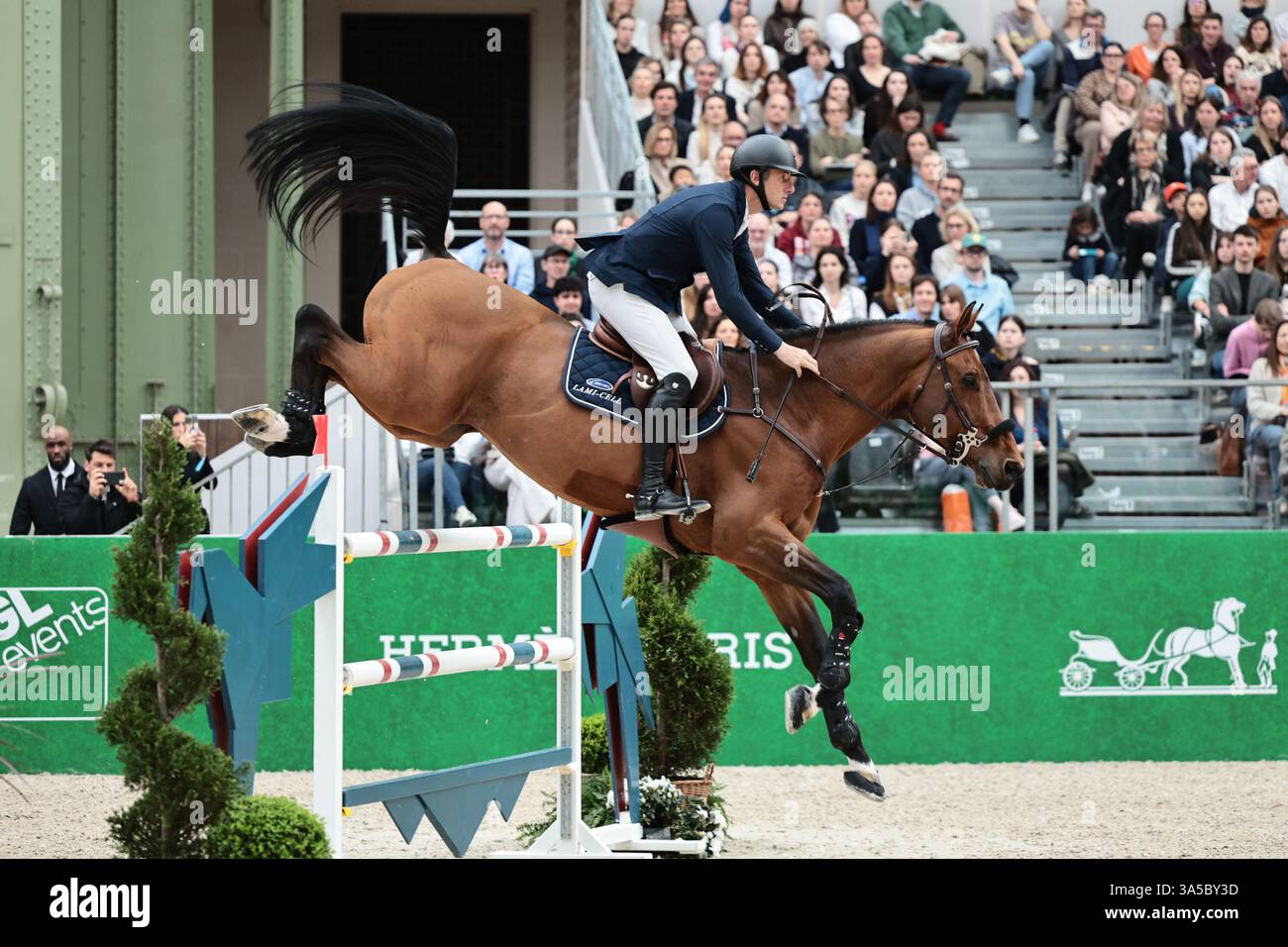 Gregory WATHELET of Belgium with Bond jamesbond de hay during the Saut ...