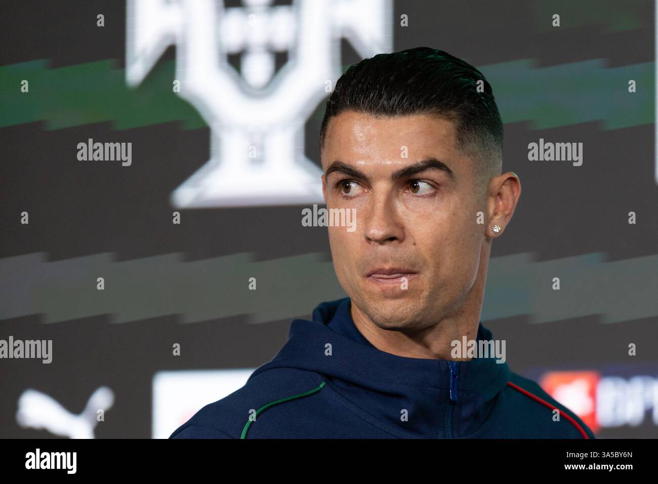 March 22, 2025. Lisbon, Portugal. Portugal's and Al-Nassr forward ...