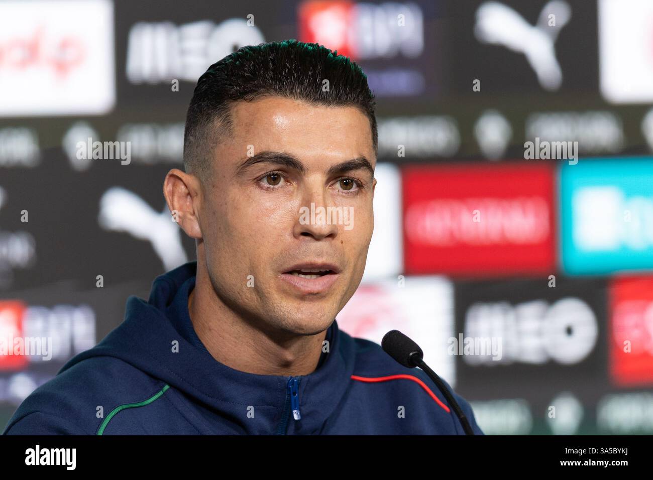 March 22, 2025. Lisbon, Portugal. Portugal's and Al-Nassr forward ...