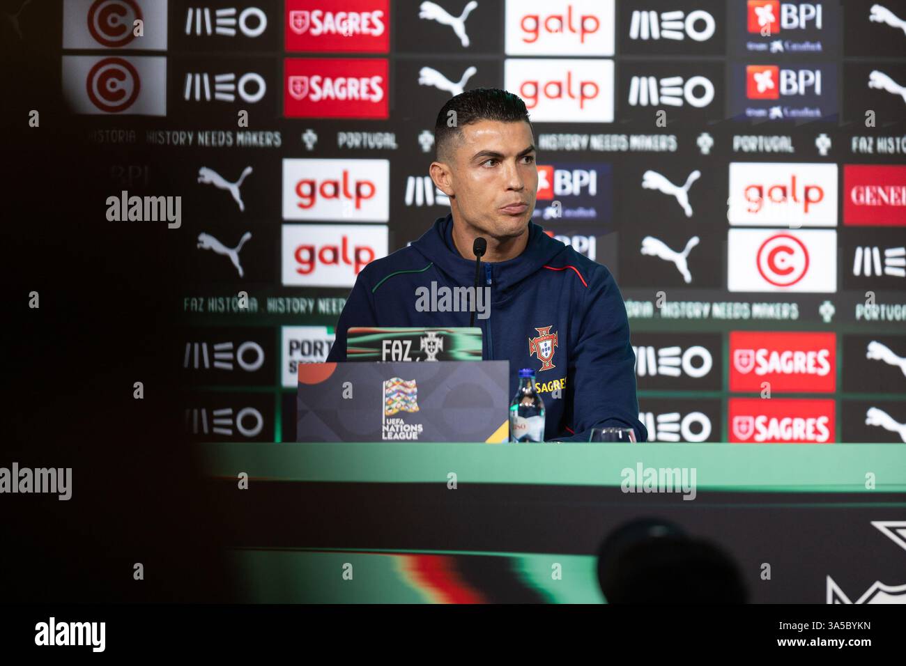 March 22, 2025. Lisbon, Portugal. Portugal's and Al-Nassr forward ...