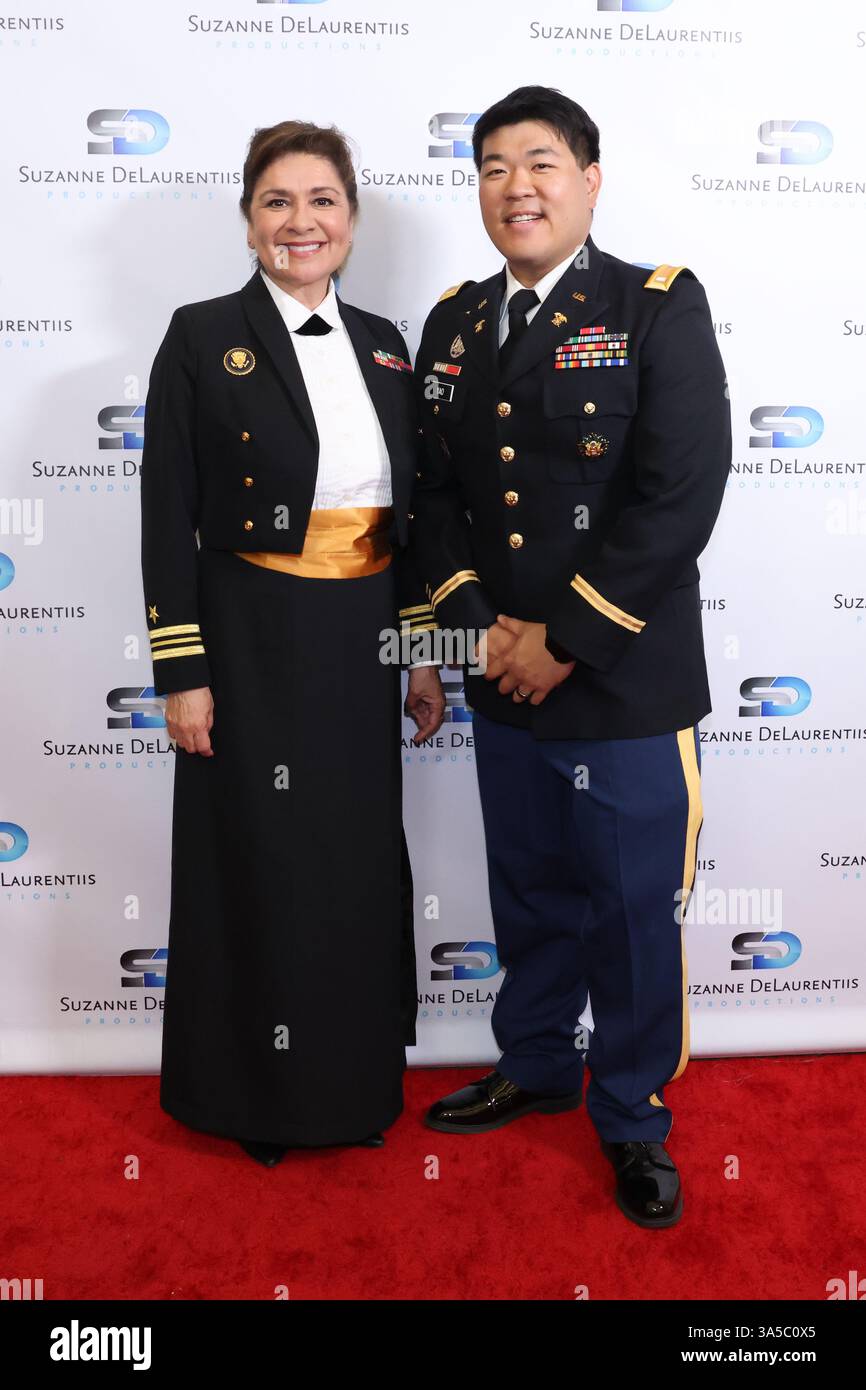 Glendale, California, USA. 21st March, 2025. Brenda Garcia and Tim Yao ...