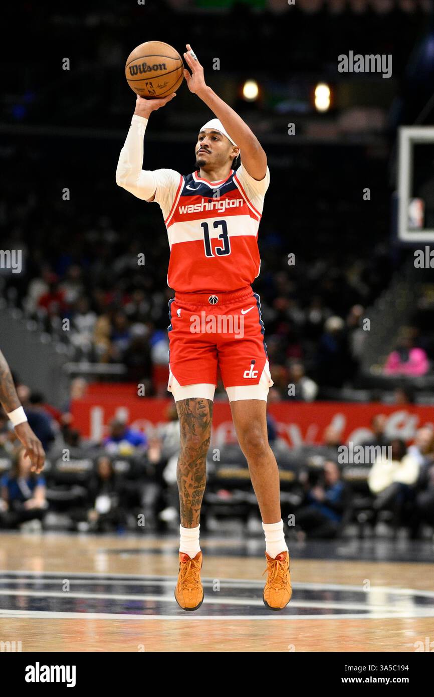 Washington Wizards guard Jordan Poole (13) in action during the first ...