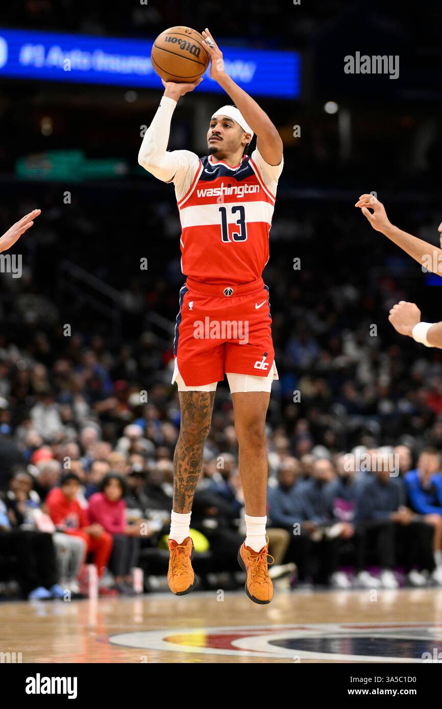 Washington Wizards guard Jordan Poole (13) in action during the first ...