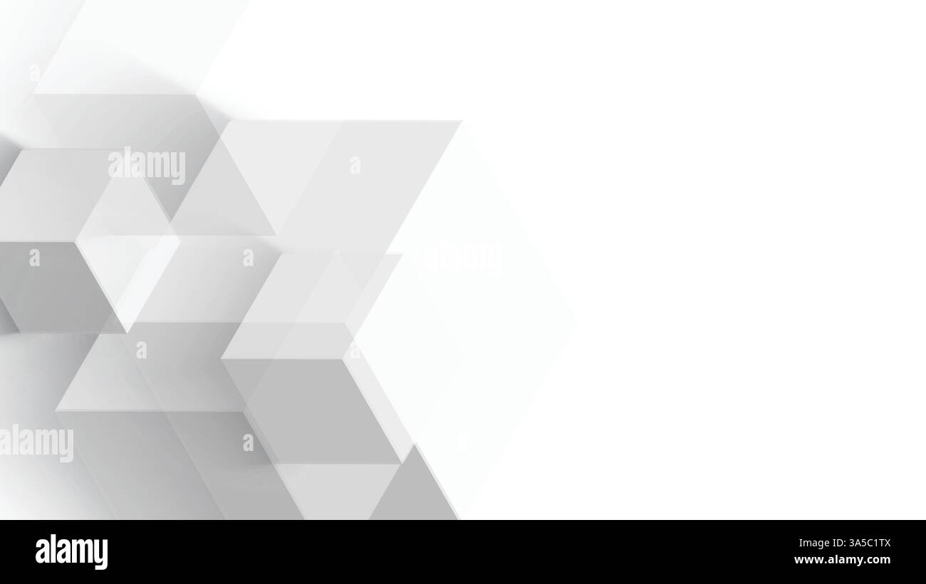 Modern 3D geometric vector background with seamless cube pattern ...