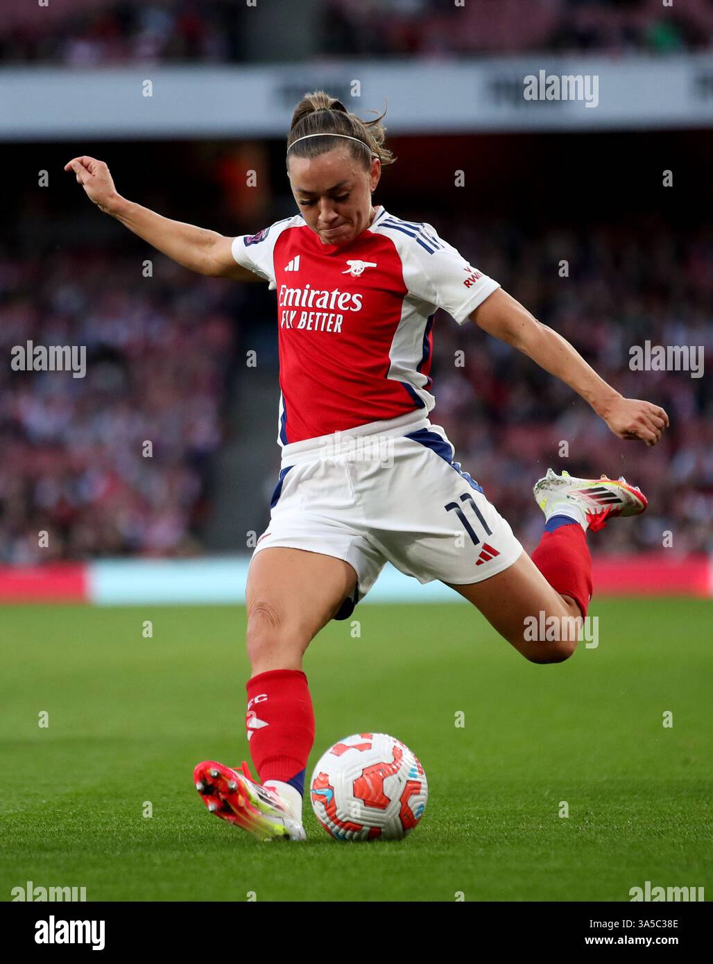 Arsenal's Katie McCabe during the Barclays Women's Super League match ...
