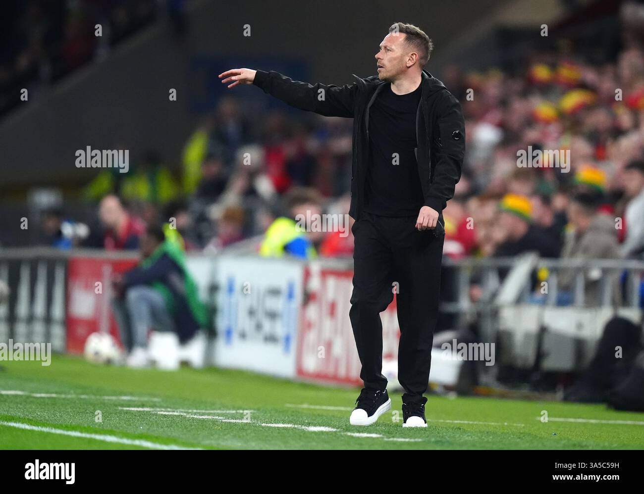 Wales head coach Craig Bellamy during the 2026 FIFA World Cup ...