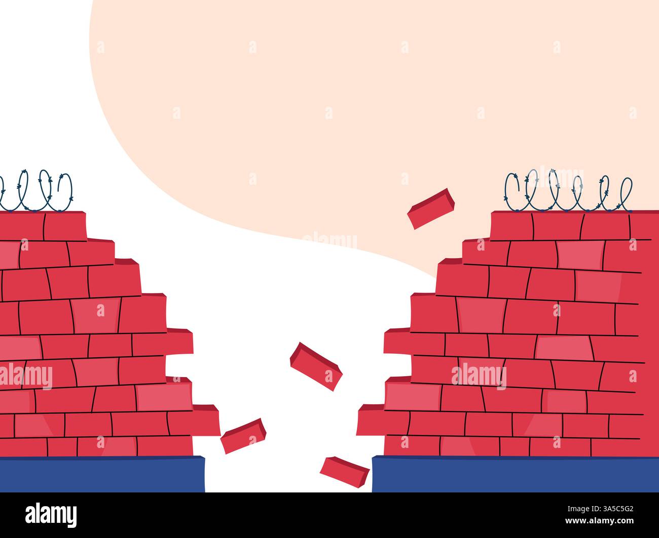 Red brick wall Illustration Stock Vector Image & Art - Alamy