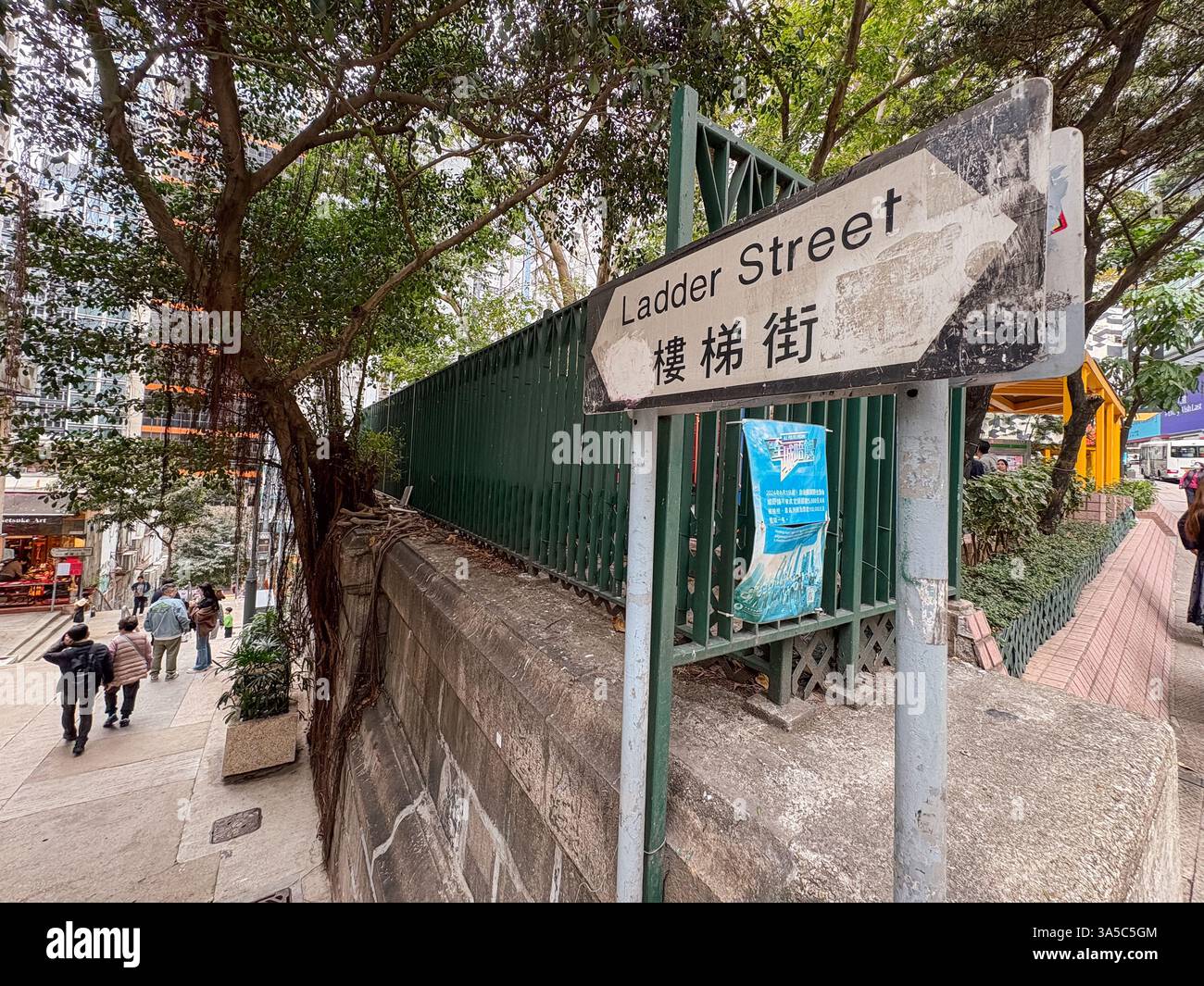 Ladder Street in Hong Kong is a historical stone staircase in Sheung ...