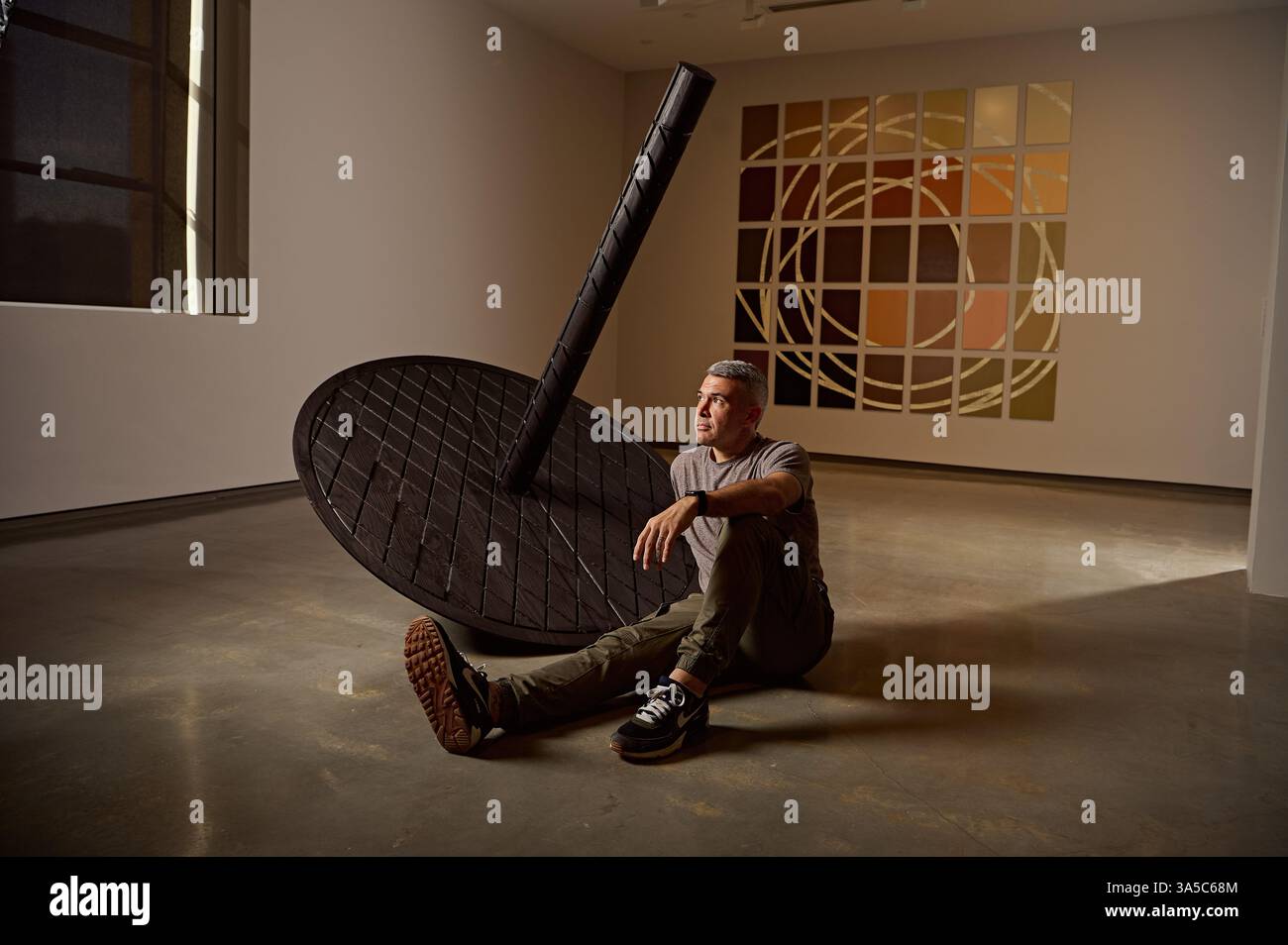 Kamilaroi artist, educator and activist Warraba Weatherall poses for a ...